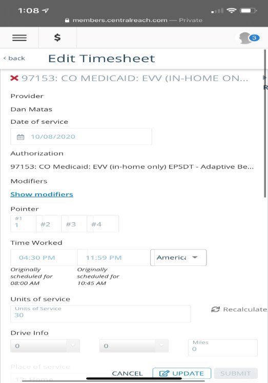 CR Mobile App and EVV Guidelines – Autism Learning Partners